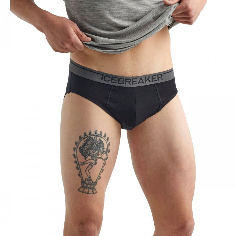 Icebreaker Underwear Mens Anatomica Briefs Merinowolle Slip Unterho